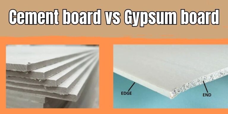 cement board vs gypsum board (What to know?) - WoodworkingToolsHQ